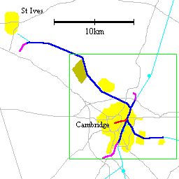 Cambridge tram maps